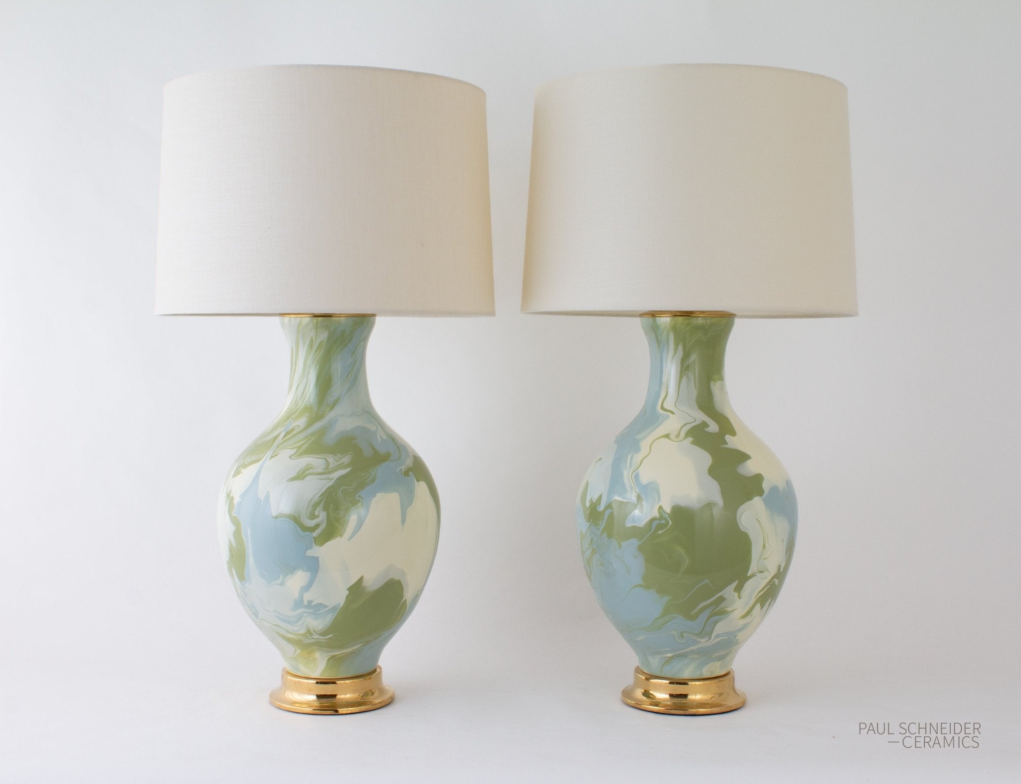 ATHENS Large | Geode | Ivory-Nile-Sage (#035) – PSC