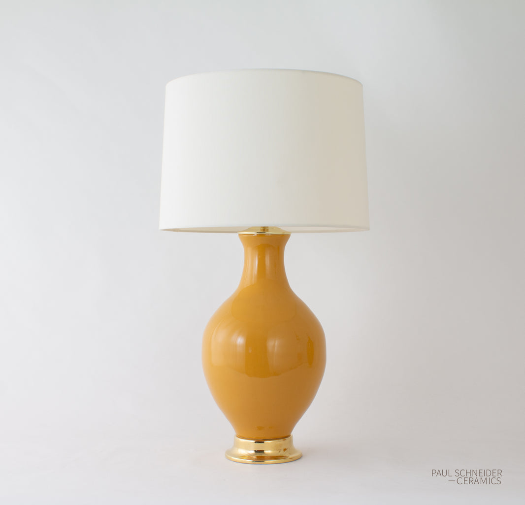 Mustard Table Lamps – Paul Schneider Ceramics
