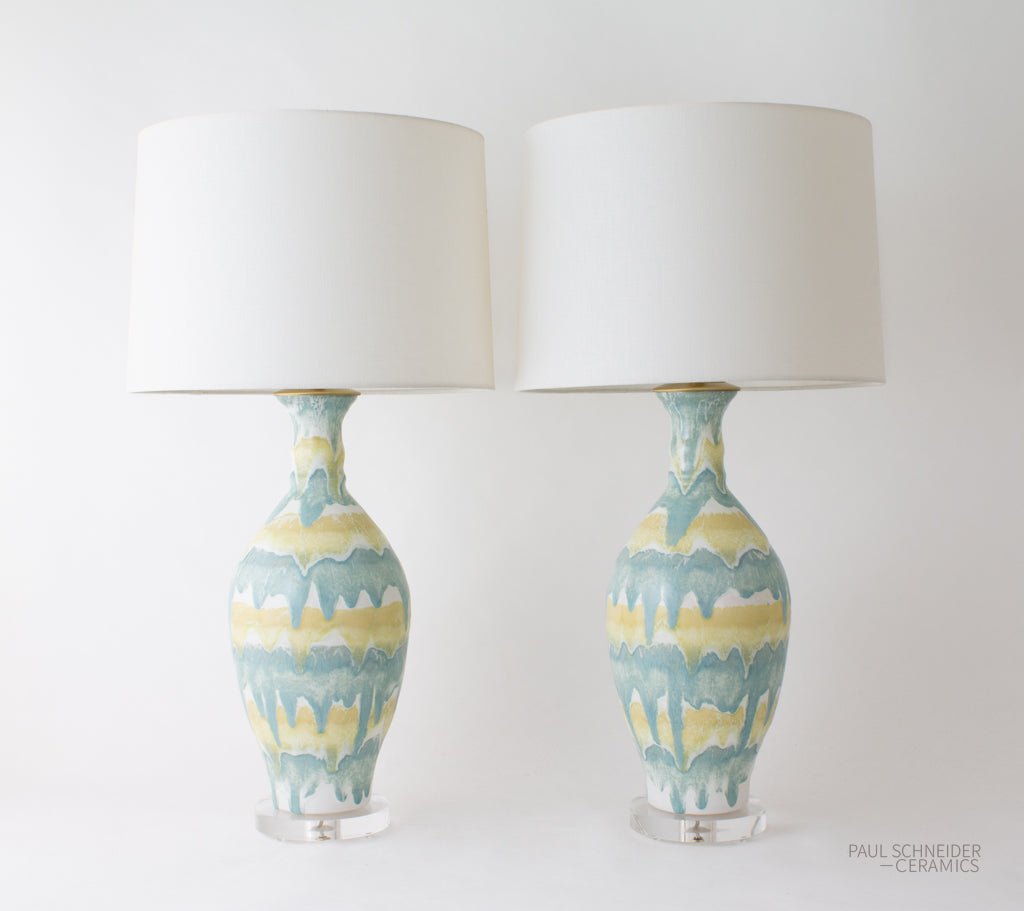 ALPINE | Drip Banded | #6066 + #6150 – Paul Schneider Ceramics