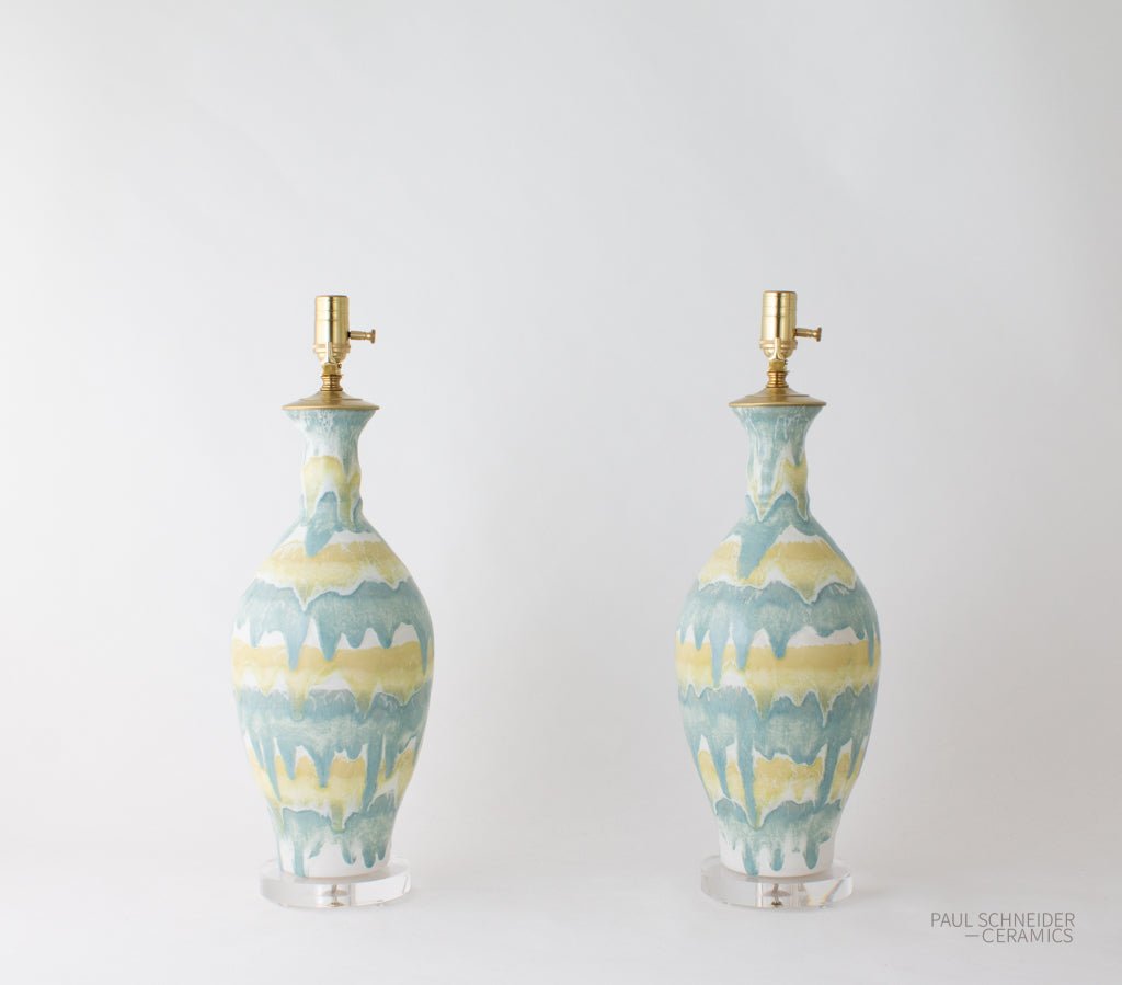 ALPINE | Drip Banded | #6066 + #6150 – Paul Schneider Ceramics